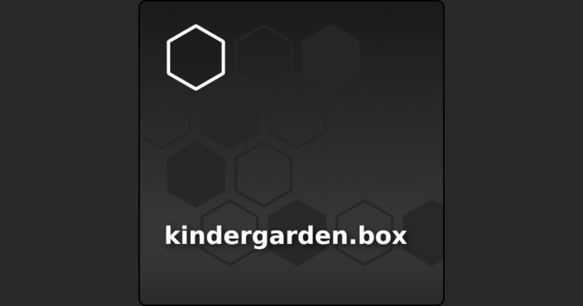 kindergarden.box - Profile | .box